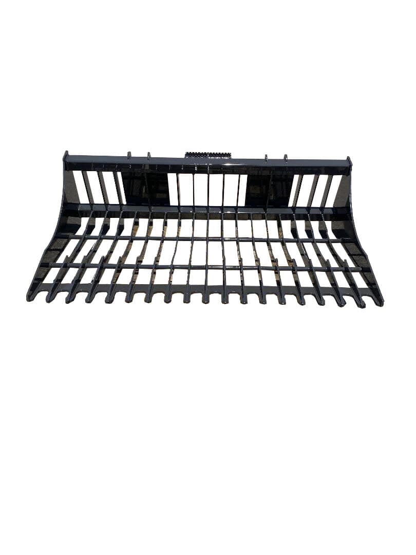 Skid-Steer Rock Bucket - Melecio Attachments