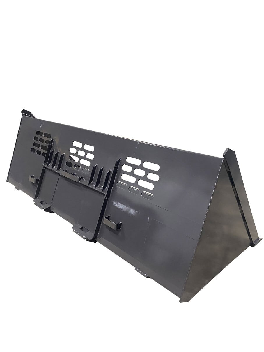 Skid-Steer Snow Bucket – Heavy Duty - Melecio Attachments