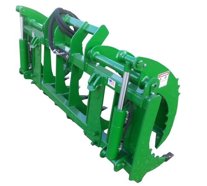 John Deere Utility Root Rake Grapple - Melecio Attachments