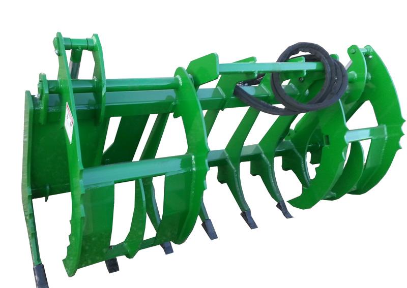 John Deere Utility Root Rake Grapple - Melecio Attachments