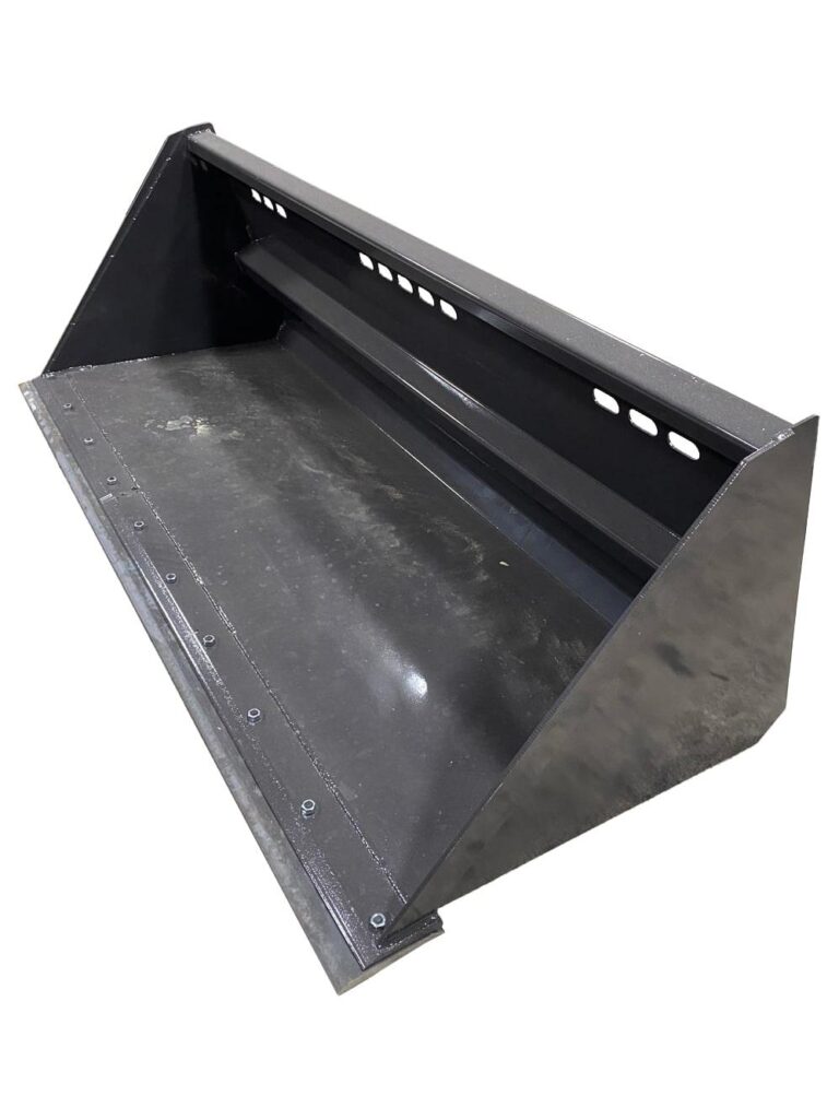 Skid-Steer Snow Bucket – Medium Duty - Melecio Attachments
