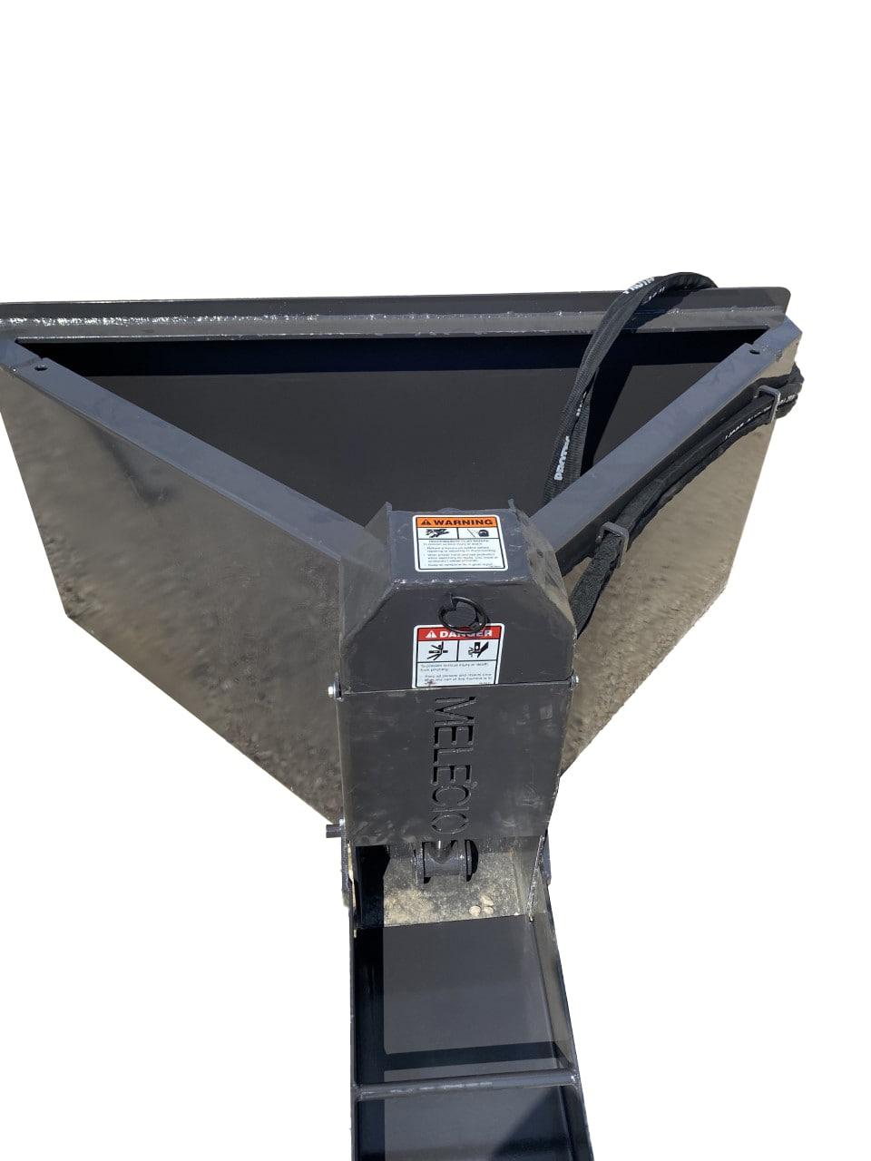 Skid Steer Concrete Chuter - Melecio Attachments