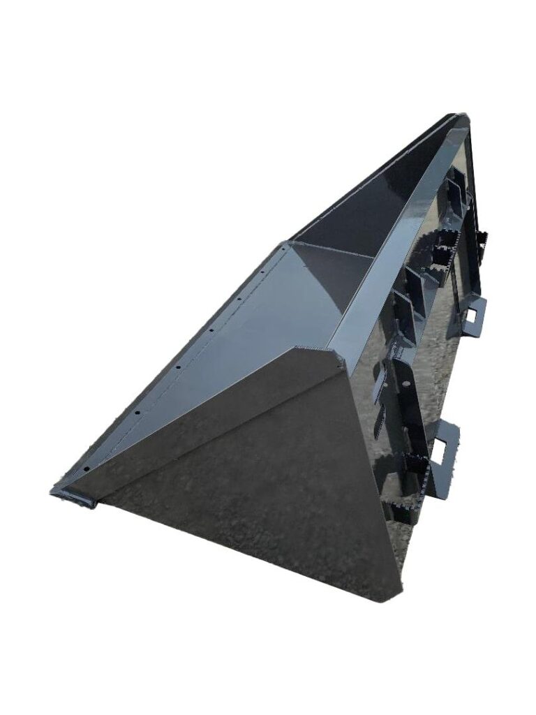 Skid-Steer Snow Bucket – Utility - Melecio Attachments