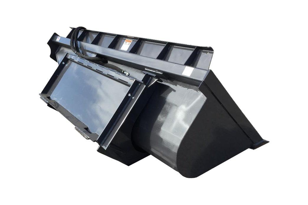 Skid Steer Side Dump Bucket - Melecio Attachments