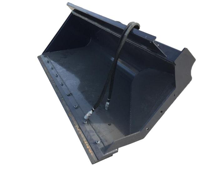 Skid Steer Side Dump Bucket - Melecio Attachments