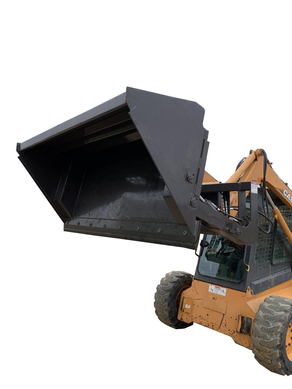Skid Steer High Dump Bucket - Melecio Attachments
