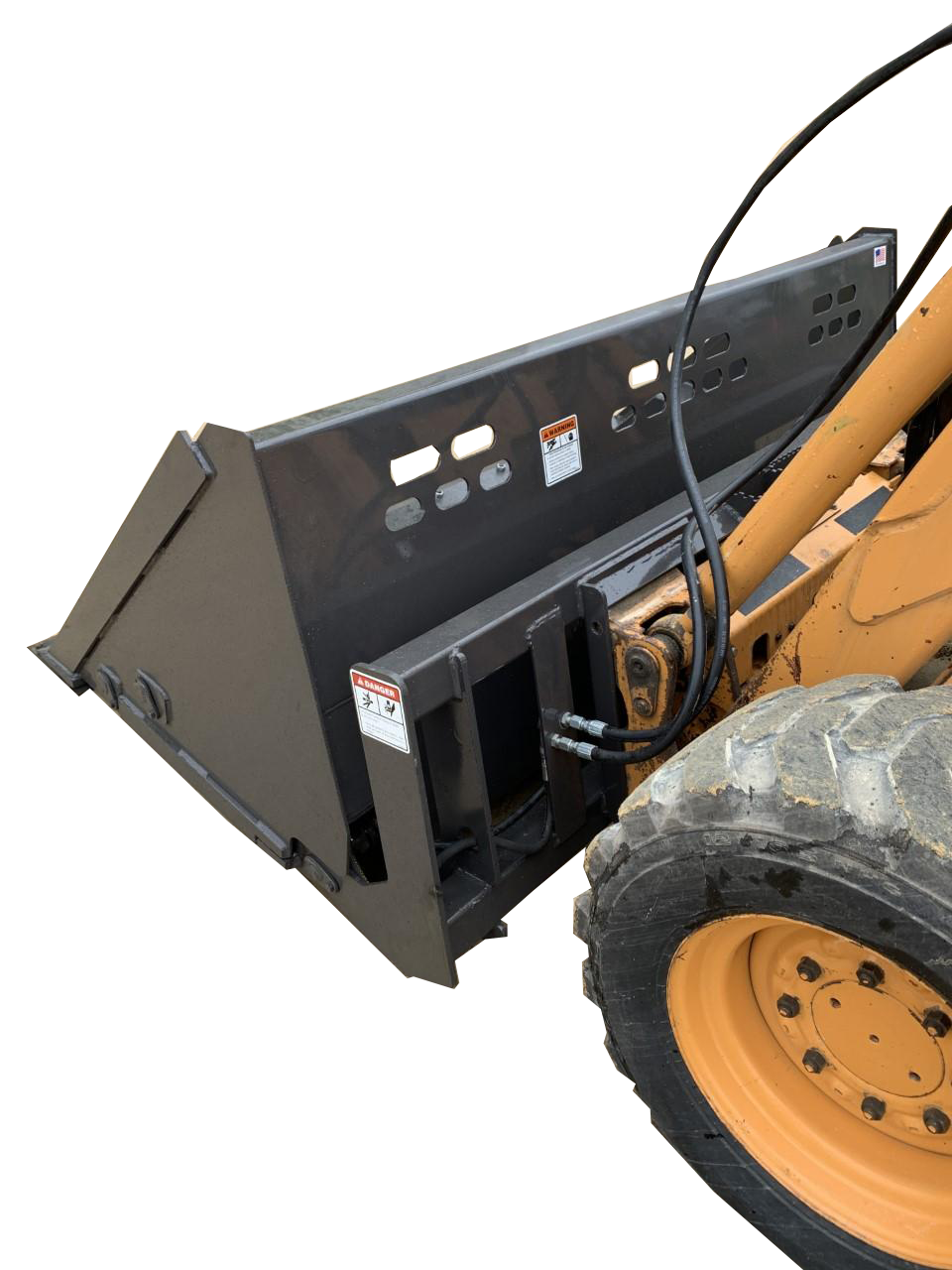 Skid Steer High Dump Bucket - Melecio Attachments