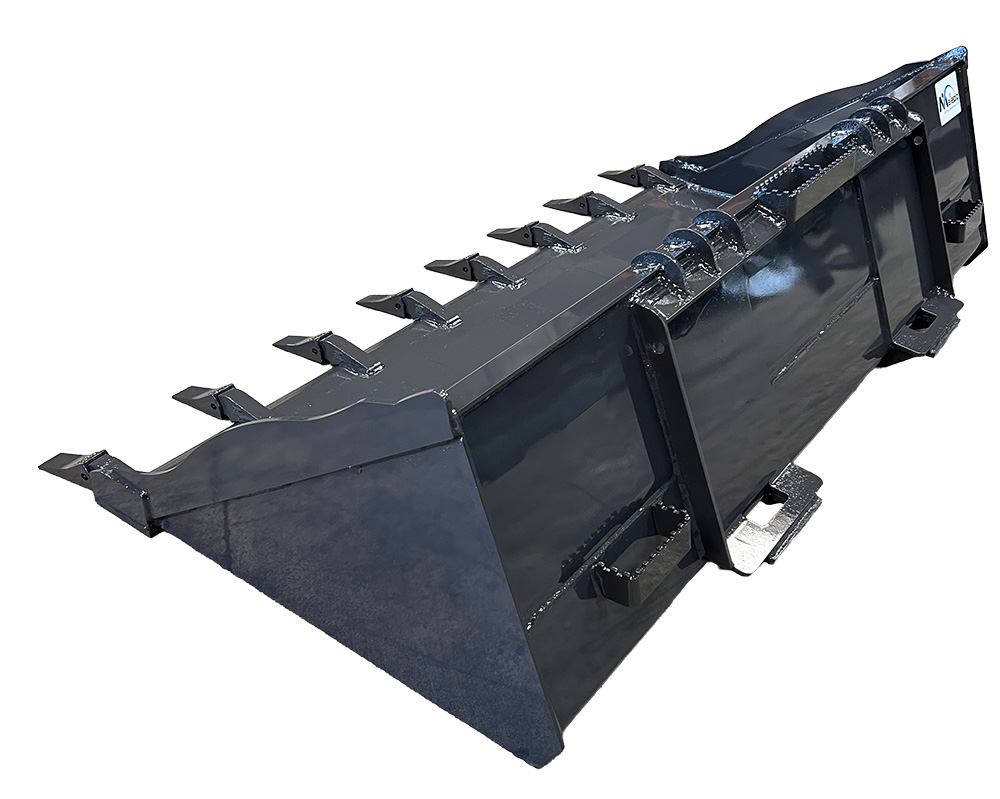 Skid Steer Asphalt Bucket - Melecio Attachments