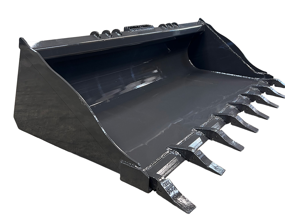 Skid Steer Asphalt Bucket - Melecio Attachments