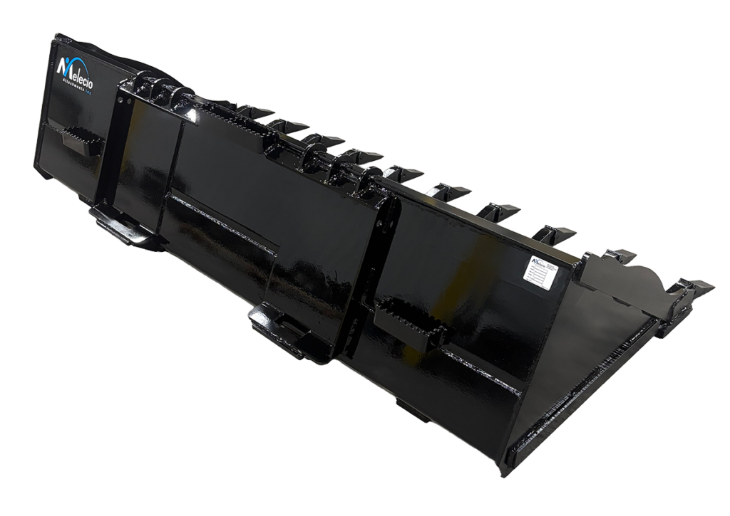 Skid Steer Asphalt Bucket - Melecio Attachments