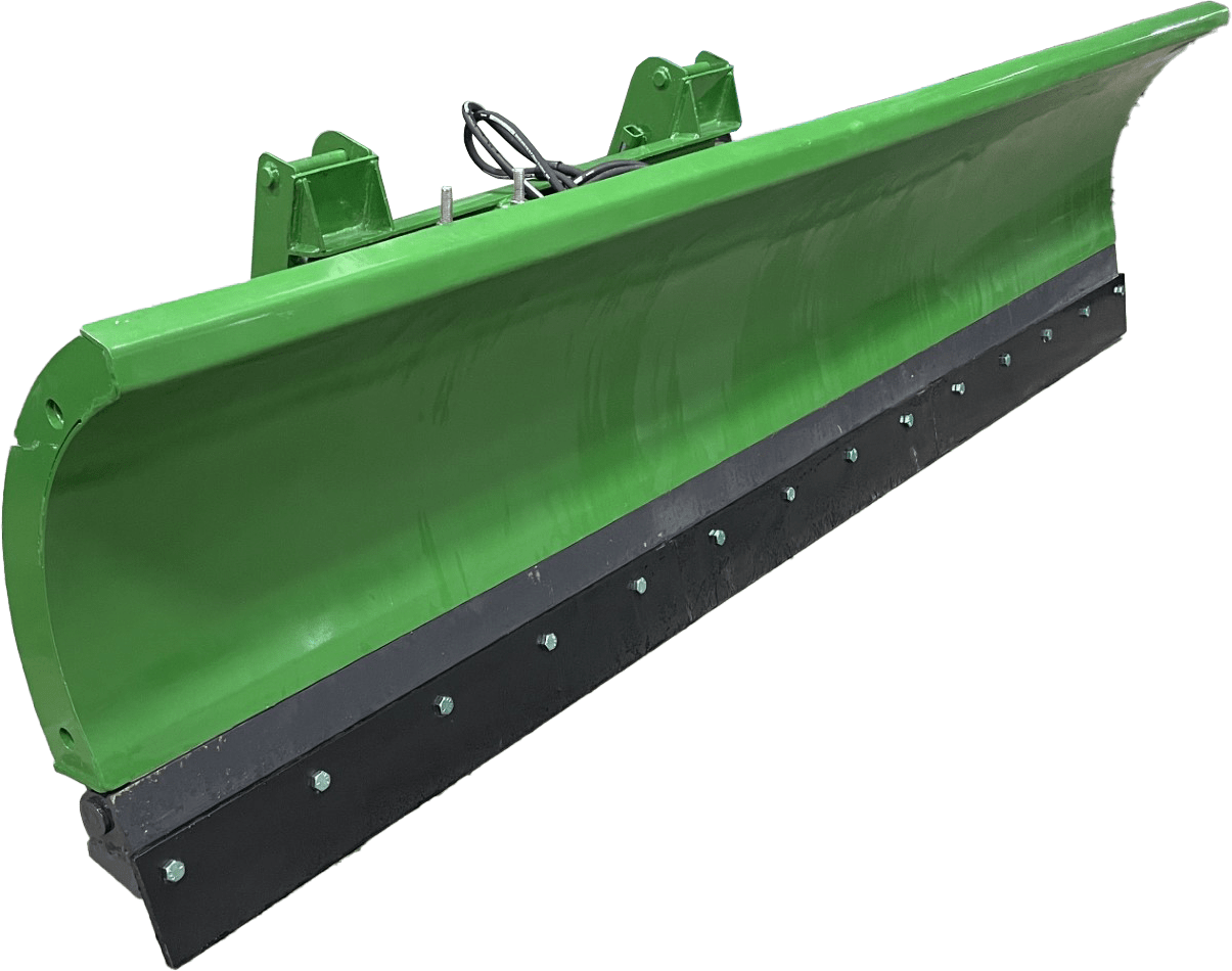 John Deere Loader Tractor Snow Blade Trip Edge 10′ FF - Melecio Attachments