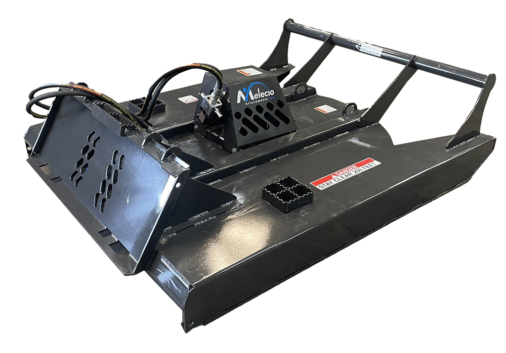 Skid Steer Standard Duty Open Front Brush Cutter - Melecio Attachments