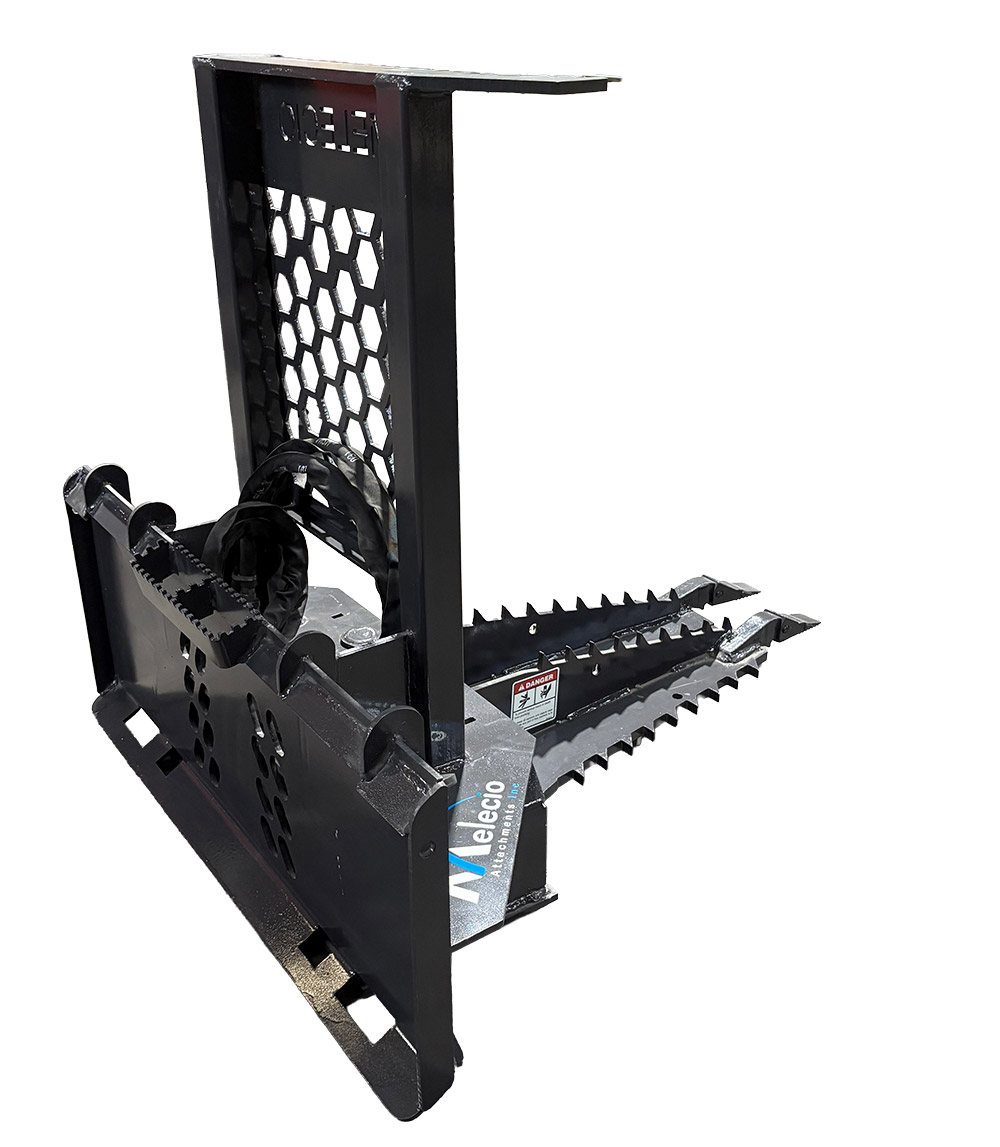 Skid Steer Heavy Duty Tree Puller - Melecio Attachments